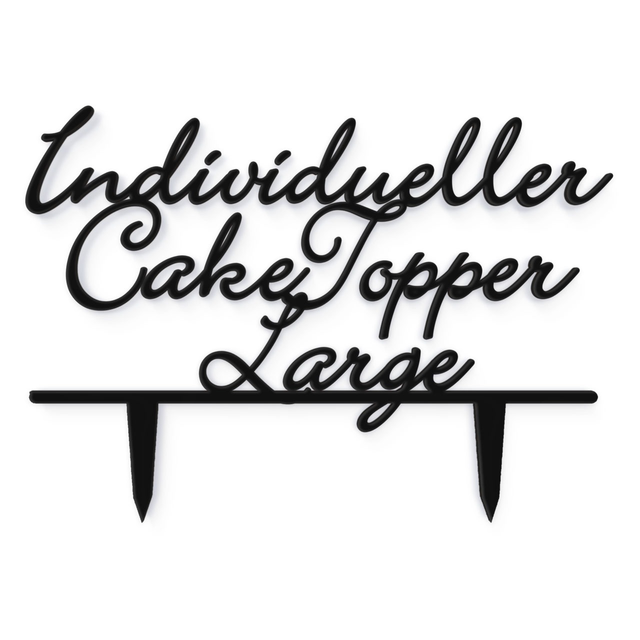 Individueller Cake Topper - Large - MANSCHIN LASERDESIGN